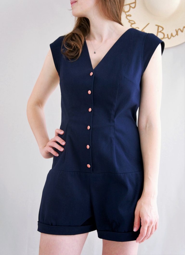 Combishort Vanda - Patron de couture - Anna Rose patterns